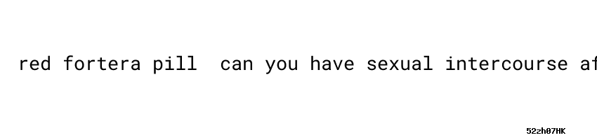 Top Red Fortera Pill - Usach