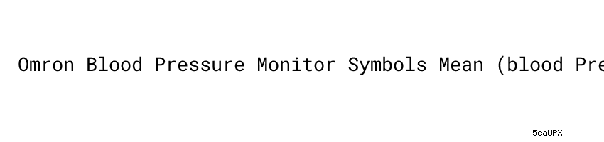omron-blood-pressure-monitor-symbols-mean-blood-pressure-normal