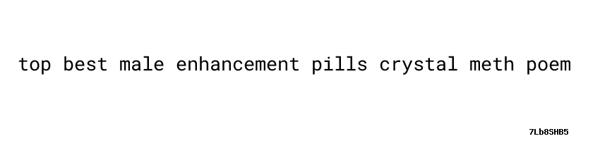 Best Crystal Meth Poem - Aula Ambiental