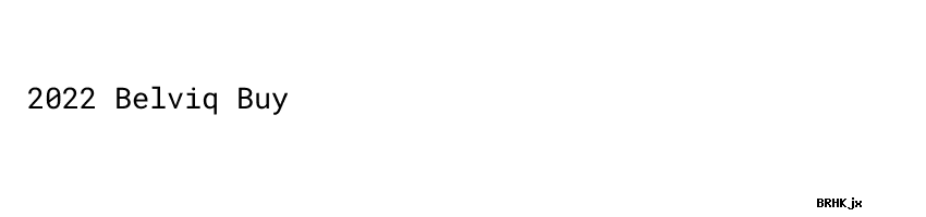 2022 Belviq Buy - Aula Ambiental