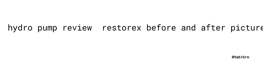 Restorex Before And After Pictures - Usach