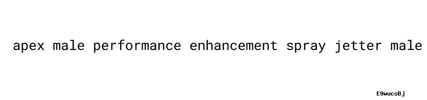 Apex Male Performance Enhancement Spray | Usach