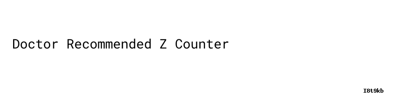 Doctor Recommended Z Counter - Aula Ambiental