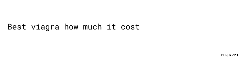 Viagra How Much It Cost For 2025 - Usach