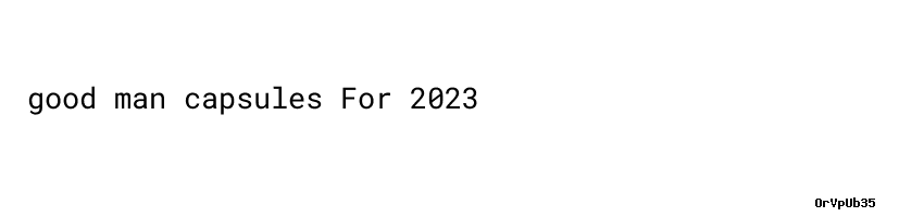 Good Man Capsules 3d Black Panther Best Male Enhancement Pills | Usach