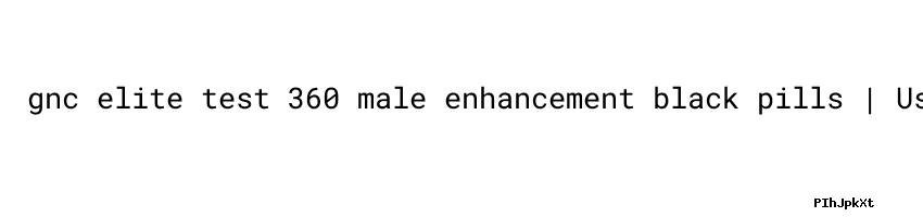 Gnc Elite Test 360 - Usach