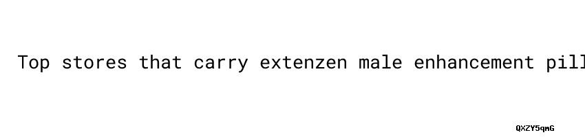 On Demand Male Enhancement Pills Stores That Carry Extenzen Male ...