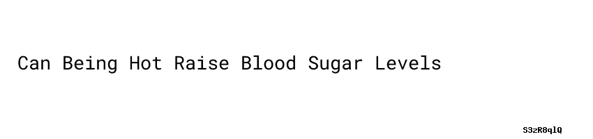 Can Being Hot Raise Blood Sugar Levels - IIIT-Allahabad