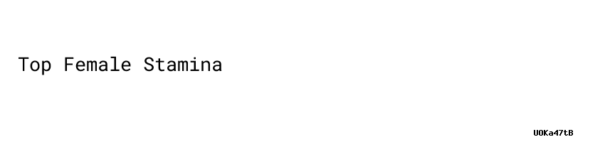 Top Female Stamina - Usach