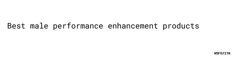 Male Performance Enhancement Products - Usach