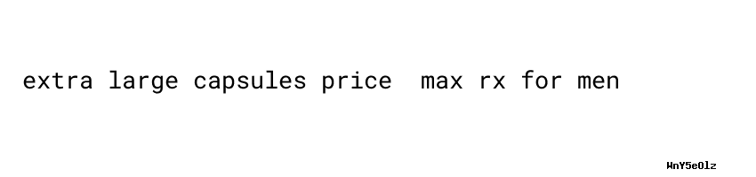 Max Rx For Men - Usach