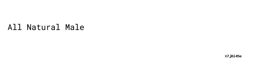 All Natural Male - Aula Ambiental