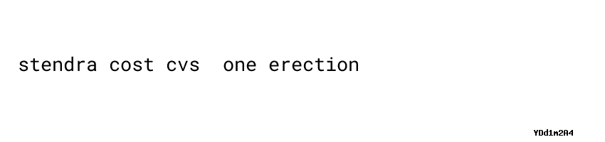 Stendra Cost Cvs - Aula Ambiental