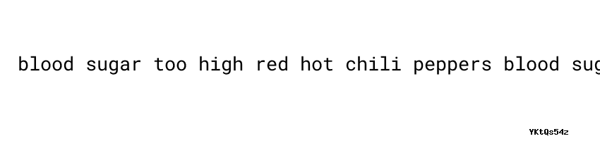 Red Hot Chili Peppers Blood Sugar Sex Magik Tab - Healthy Blood Sugar ...