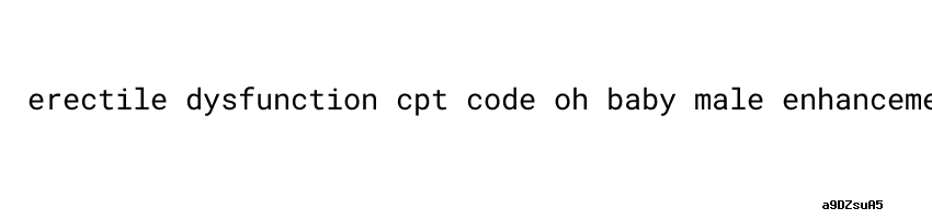 Best Erectile Dysfunction Cpt Code - Usach