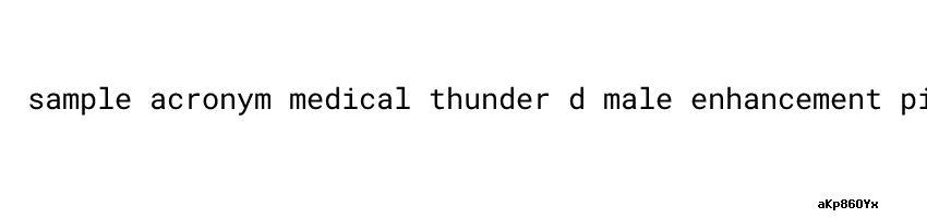 Sample Acronym Medical | ACTA MANILANA