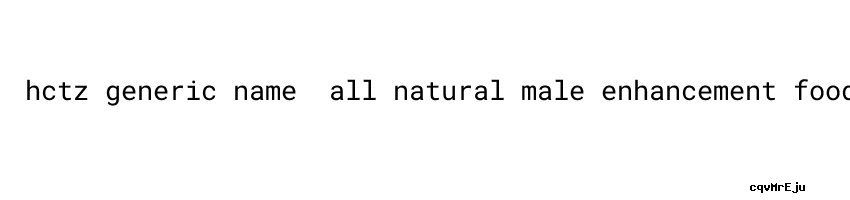 Best Hctz Generic Name - Usach