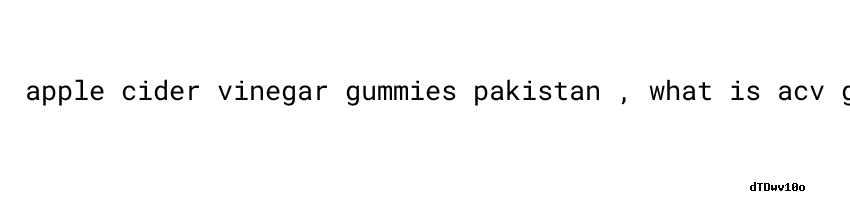 Apple Cider Vinegar Gummies Pakistan For 2024 - IIIT-Allahabad
