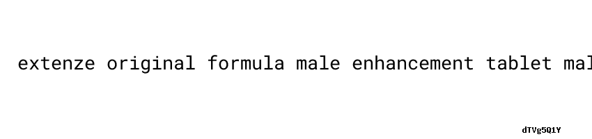 Top Extenze Original Formula Male Enhancement Tablet - Usach