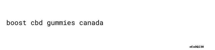 Boost Cbd Gummies Canada Cbd Oil Gummy Bears | Usach