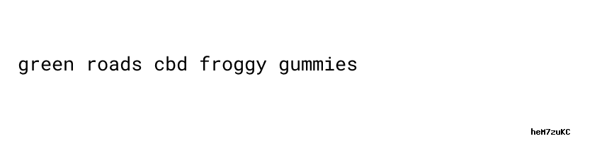 Green Roads Cbd Froggy Gummies | Usach