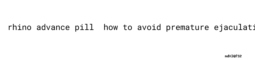 Rhino Advance Pill - Usach