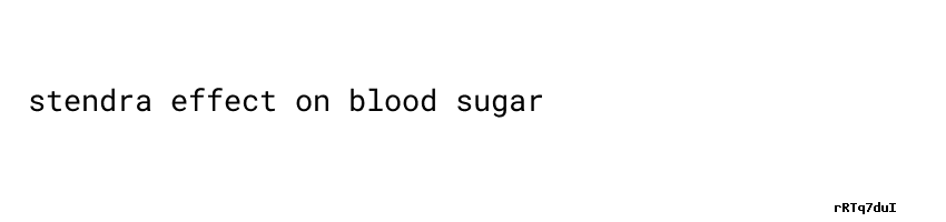 Stendra Effect On Blood Sugar - Usach