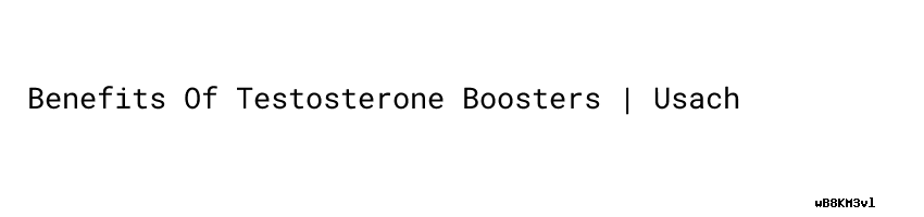 Benefits Of Testosterone Boosters | Usach
