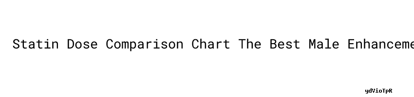 Statin Dose Comparison Chart The Best Male Enhancement Pills 2017 ...