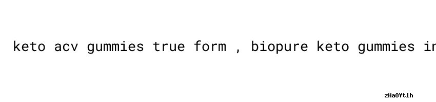 Biopure Keto Gummies Ingredients - Usach