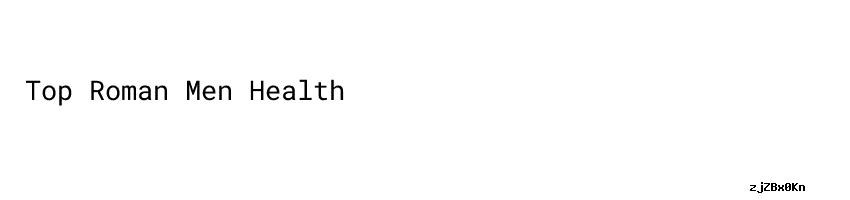 Top Roman Men Health - Usach