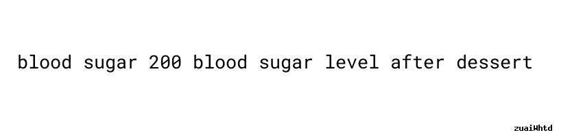 Blood Sugar Level After Dessert | IIIT-Allahabad